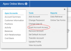 Linking Apex Clearing - KINFO - Social Trading